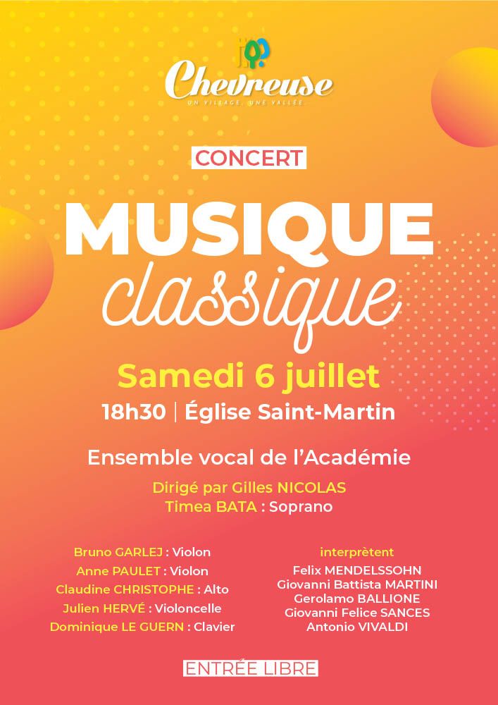 Concert classique en l'église Saint-Martin